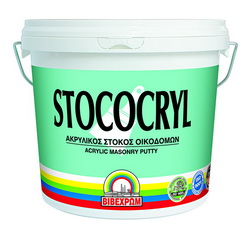 ACRYLIC PUTTY (STOCOCRYL) WHITE 400 GR - Χρωματα, Σιδηρικα, Εργαλεια ...